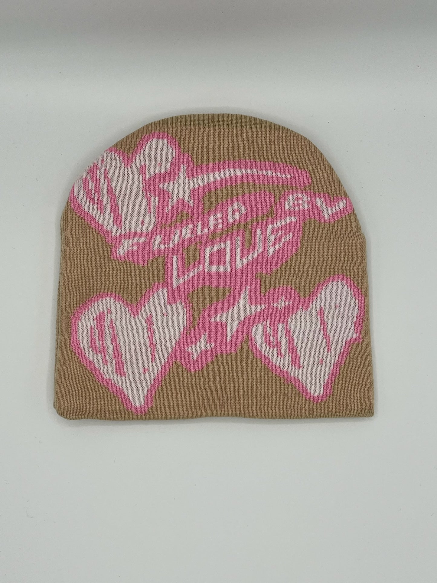 Fueled By Love Beanie - Pink – Fullarmour-store